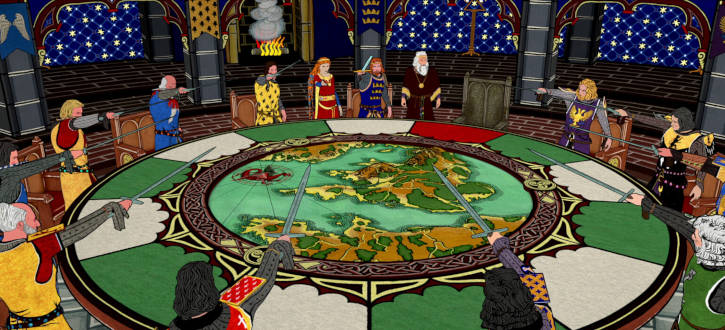 HistoriaGames - Actualité - Legends of the Round Table montre son gameplay